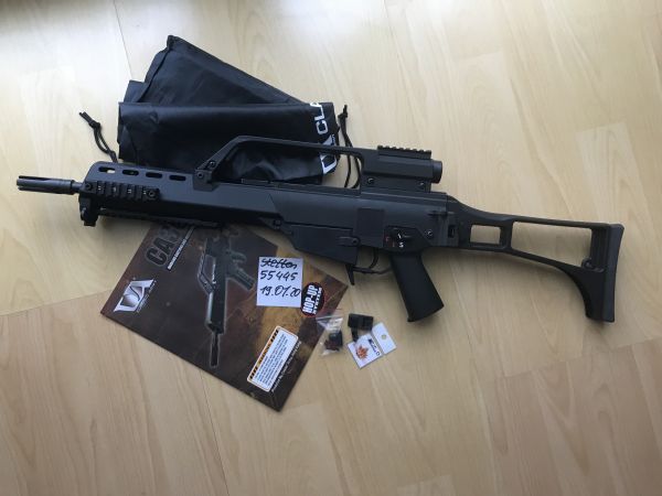 Classic Army G36K G36KA1 G 36 mit Realsteel Teilen; SEF Beschriftung ...
